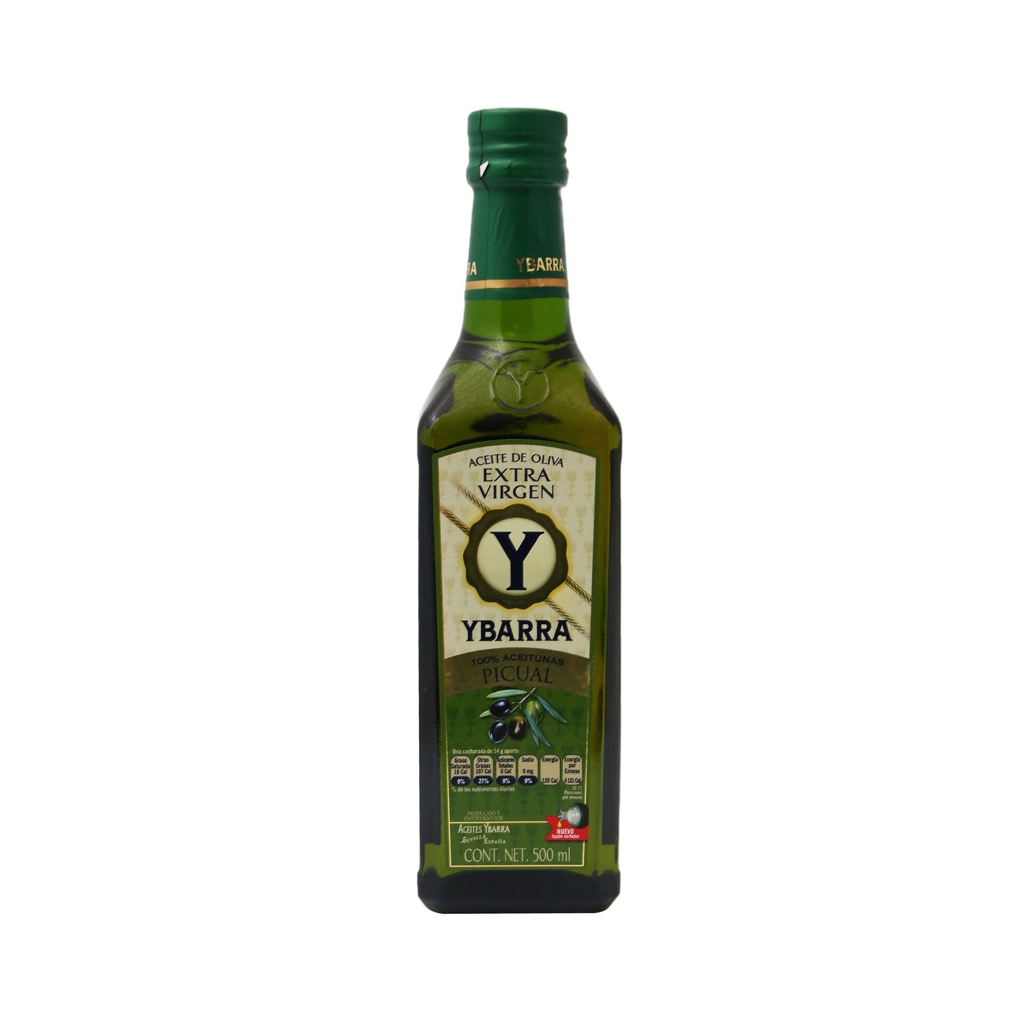 Aceite de Oliva Extra Virgen Ybarra Picual de 500 ml| Marinter Aceite de Oliva Extra Virgen Ybarra Picual de 500 ml| Marinter
